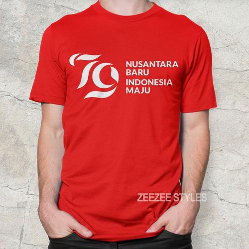Jual Kaos 17 Agustus Terbaru Kemerdekaan HUT RI 79 Tahun 2024 - Bendera ...