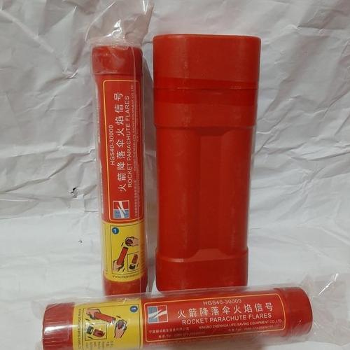 Jual #$# 1set pyrotechnic liferaft redhand flare rocket Paracute smoke ...