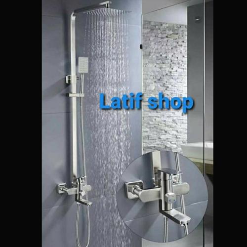 Jual shower tiang set stainless .tiang shower stainless sus 304 ...