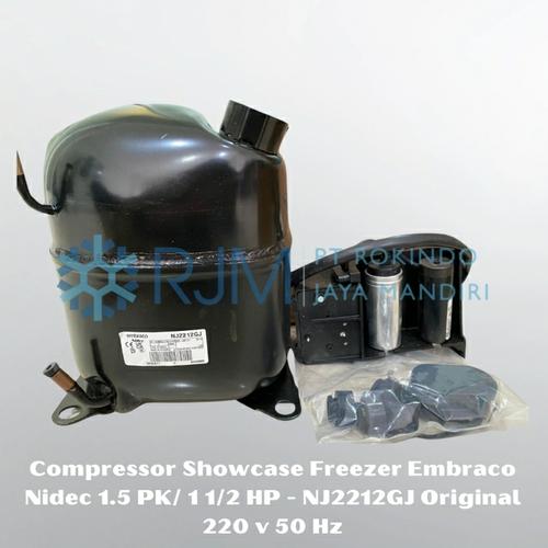 Jual Compressor Showcase Freezer Embraco Nidec 1.5 PK/ 1 1/2 HP ...