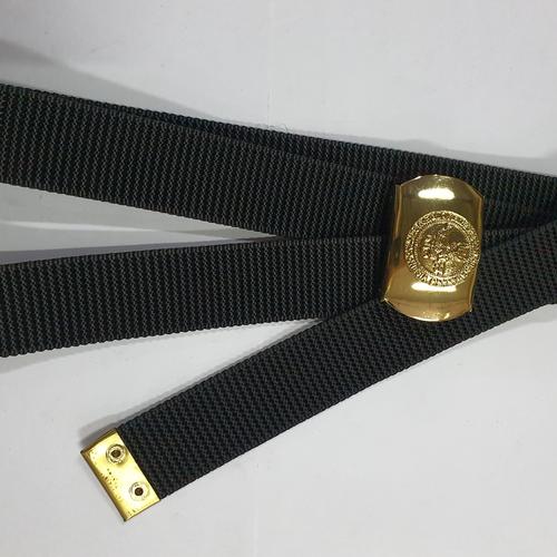 Jual Tali Sabuk Hitam Panjang Dan Timang Kemhan Lama | Sabuk Polos ...