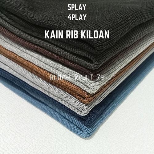 Jual Kain Rib Bur Kiloan/KAIN RIB BUR 1KG ALL VARIAN WARNA/kain rib bur ...