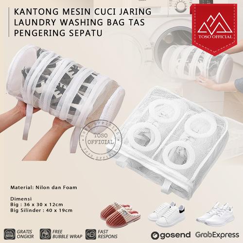 Jual Kantong Mesin Cuci Jaring Laundry Washing Bag Tas Pengering Sepatu ...