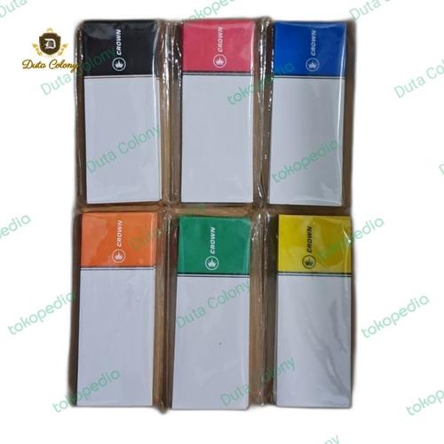 Jual Papir Kertas Linting Mahkota Crown Warna Paper - Biru, 1 Ikat ...