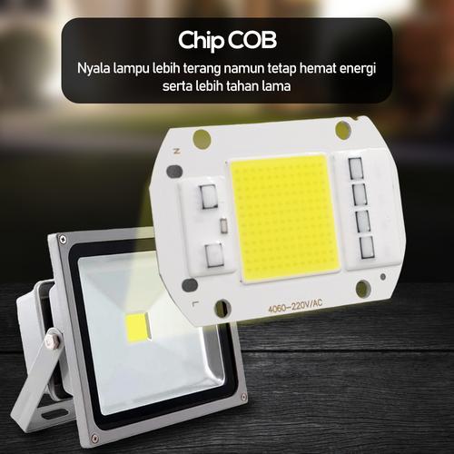 Jual Chip LED COB Floodlight Spotlight Pengganti Lampu Sorot Putih ...