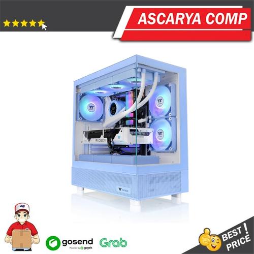 Jual Thermaltake View 270 TG ARGB Hydrangea Blue Mid Tower Chassis ...