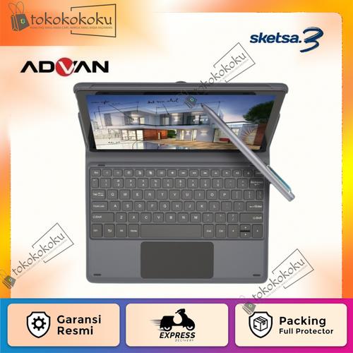 Jual Advan sketsa 3 ram 6/128 layar 10.1" HD IPS Android 13 6GB 128GB ...