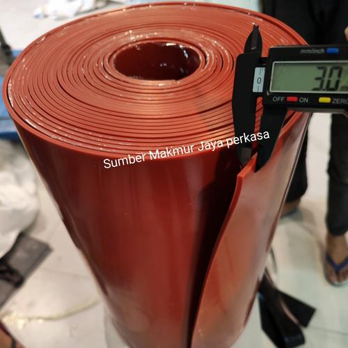 Jual Rubber Sheet Silicone Merah 3mm ( Rubber Red Silicone Lembaran ...