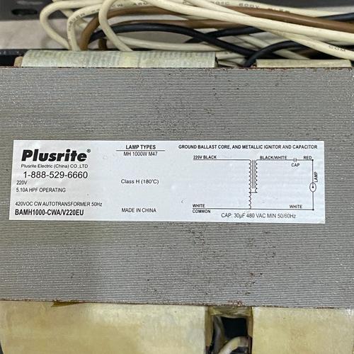 Jual Ballast Trafo Plusrite Metal Halide 1000 Watt - Jakarta Barat - GLOBAL DIESELINDO GEMILANG ...