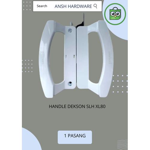 Jual HANDLE DEKSON SLH XL80 Tarikan Pintu Aluminium Sliding Geser Putih - Kota Bekasi - ANSH ...