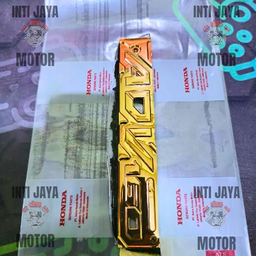 Jual Logo emblem huruf 3D 1 pc honda adv 160 new baru gold emas ...
