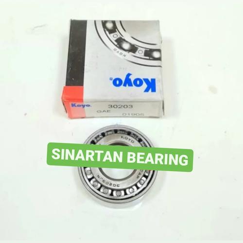 Jual BEARING 30203 KOYO JAPAN LAHER RODA DEPAN LUAR HIJET - Jakarta ...