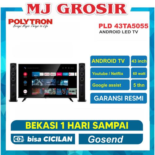 Jual LED TV POLYTRON 43" 43TA5055 43 INCH USB MOVIE ANDROID TOWER ...