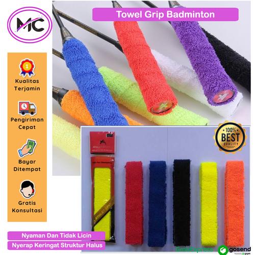 Jual Grip Raket Badminton Towel Grip Handuk Fiber Bantalan Grip Handuk ...