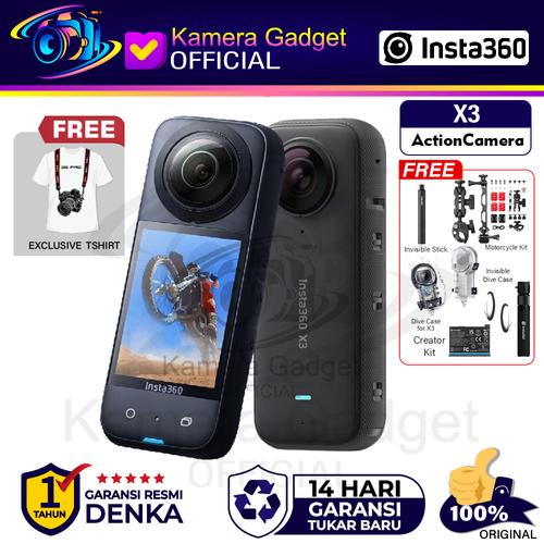 Promo Insta360 ONE X3 Camera Creator Kit / Motorcycle Kit Insta 360 ...