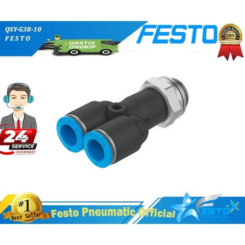 Jual FESTO PartNo: 186186 QSY-G3/8-10 Push-in Y-fitting - Kota Tangerang - FESTO Pneumatic ...