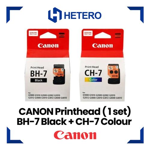 Jual CANON BH-7 Black + CH-7 Color Printhead ( 1 set ) / BH7 + CH7 ...