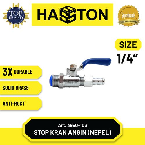 Jual Hasston Stop Kran Angin 1/4'' / Stop Kran Kompresor (3950-103 ...