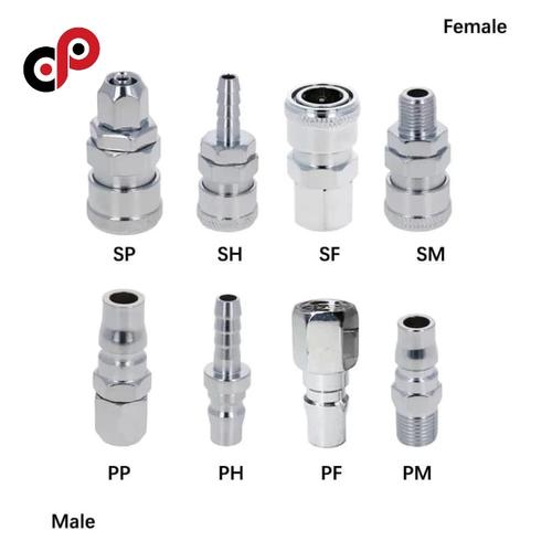Jual Quick Coupler Connector Kompresor Hose Drat 1/4" 3/8" 1/2" | PH20 ...
