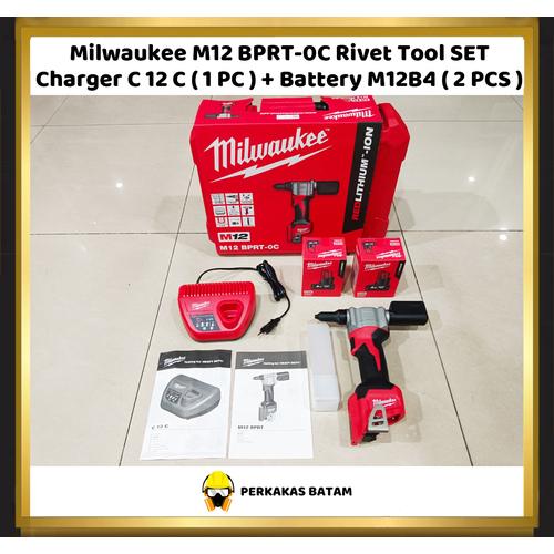 Jual Milwaukee M12BPRT-0C Rivet Tool Cordless Battery SET M12 BPRT ...