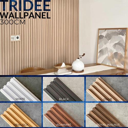 Jual FLUTED WOOD PANEL WPC 24MM | 295-300CM | TRIDEE WALLPANEL ...