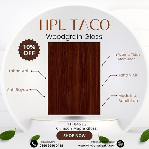 Jual HPL Taco kode TH 846 JG - Crimson Maple Gloss [Woodgrain Gloss ...