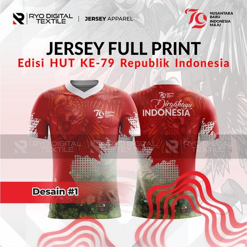 Jual Jersey HUT RI 79 Jersey Kemerdekaan Indonesia Baju 17 Agustus ...