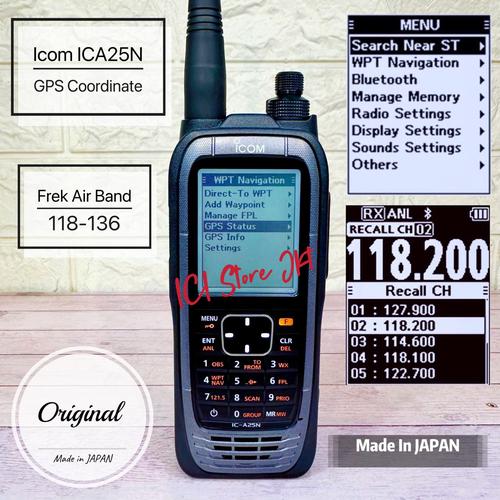Jual HT Icom IC A25N VHF Airband/GPS Coordinate - Jakarta Barat - Ici ...