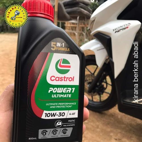 Jual CASTROL POWER 1 ULTIMATE MATIC SCOOTER 10W30 FULLY SYNTHETIC 800ml ...