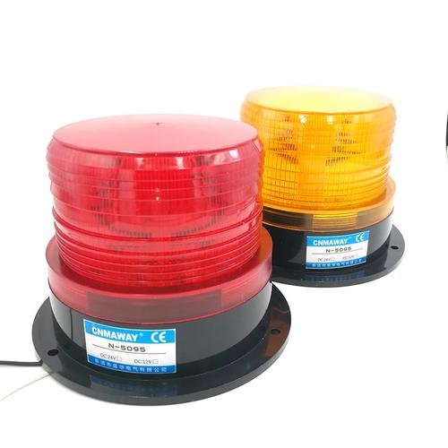 Jual Lampu Strobe LED / Warning Light DC 12-24V Magnet N-5095 - Kuning ...