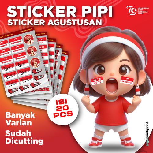Jual Sticker HUT RI, Sticker Dirgahayu, Sticker Pipi, Sticker Agustusan ...