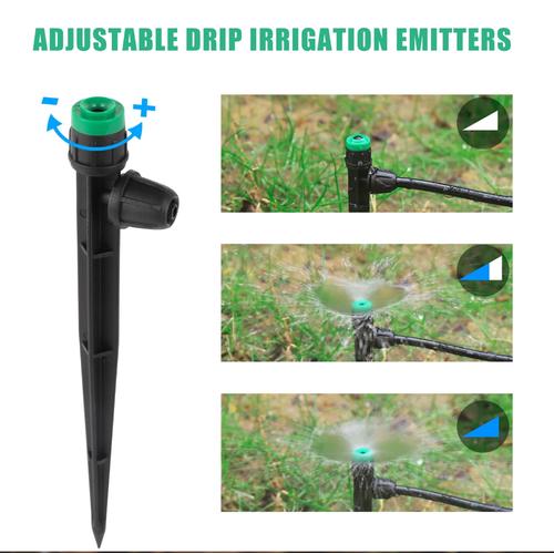 Jual Stik Tetes 360 Derajat Selang 7mm Taman Pot Adjustable Stick All ...