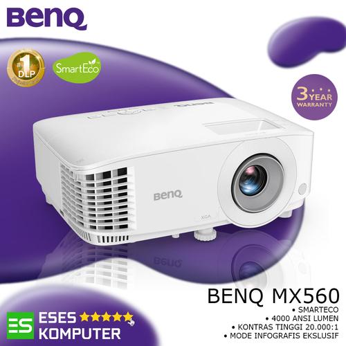 Promo Projector BENQ MX560 MX-560 DLP XGA 4000 ANSI Lumens HDMI VGA ...
