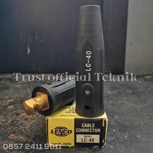 Jual Cable Connector LENCO LC 40 (350 AMP) / Kabel Konektor Las Lenco ...