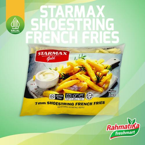 Jual STARMAX Kentang Goreng Beku / Shoestring French Fries 1 kg - Kota ...