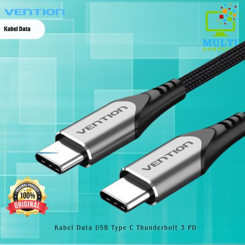 Jual Kabel Data USB Type C Thunderbolt 3 PD Vention TAD, 2 Meter - Jakarta Barat - Multi ...