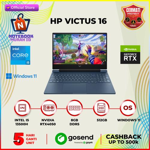 Promo Hp Victus 15 I5 13500H Rtx4050 6Gb/ 8Gb 512Gb W11+Ohs 15.6Fhd ...