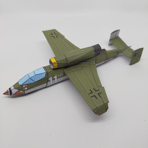 Jual Papercraft Premium - Heinkel He-162 Salamander - pesawat Warbird ...
