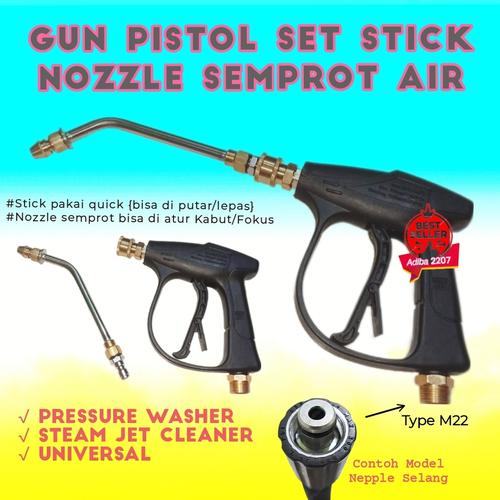 Jual Gun jet cleaner set stik nozzle washer stim cuci AC - Kota ...