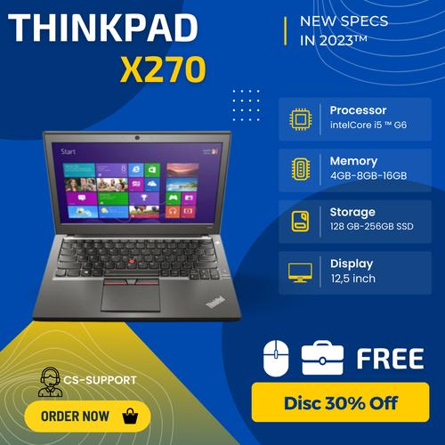 Jual Laptop Lenovo ThinkPad X270 Core i5 Gen 6 Ram 8Gb SSD 256Gb MURAH/MULUS/BERGARANSI - x270 ...