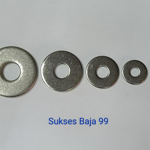 Jual RING PLAT LEBAR M16 STAINLES STEEL 304/WASHER PLATE LEBAR 16MM ...