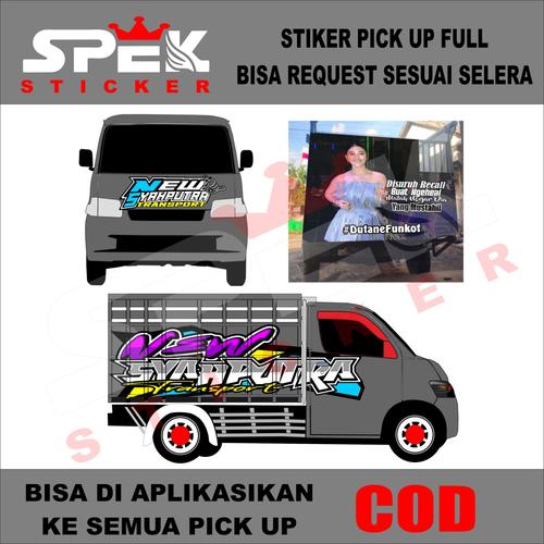 Jual STICKER PICK UP FULL BAK JUMBO BISA REQUEST SESUAI SELERA 1 - SAMA ...