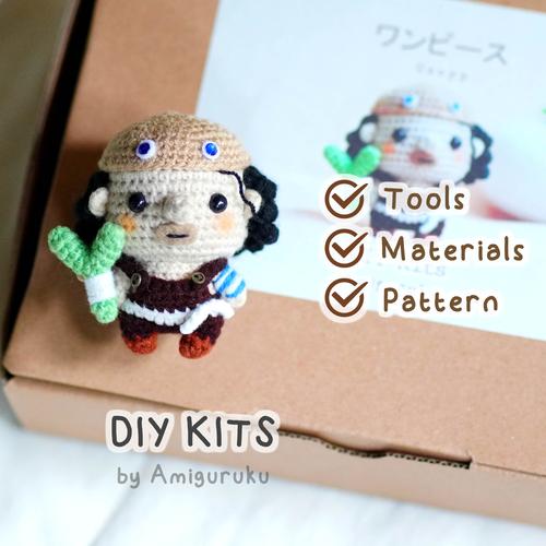 Promo Paket Rajut DIY Kits Amigurumi Boneka Rajut Crochet Usopp from ...