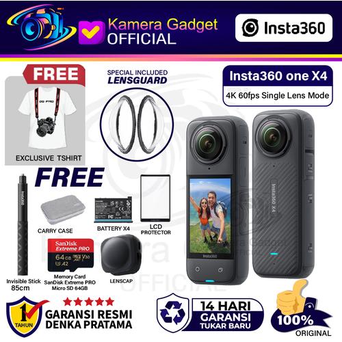 Promo Insta360 X4 8K 360 Action Camera Insta 360 ONE X 4 Action Cam Original Resmi - PAKET A ...