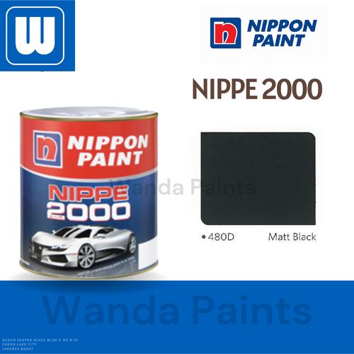 Jual CAT DUCO NIPPE 2000 WARNA HITAM DOF 480D MATT BLACK - 1 LT ...