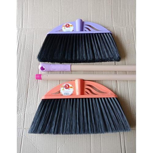 Jual Sapu Lantai plastik / nilon Hitam - Hanna Abra Black Broom - Kota ...