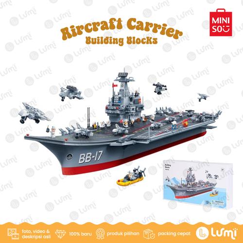 Promo Miniso Mainan Balok 1905 pcs Brick Pesawat Kapal Tank Anak Laki ...