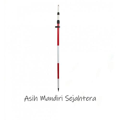 Jual Telescopic Range Pole / Prism Pole / Pole Stick Prisma 2 Meter ...