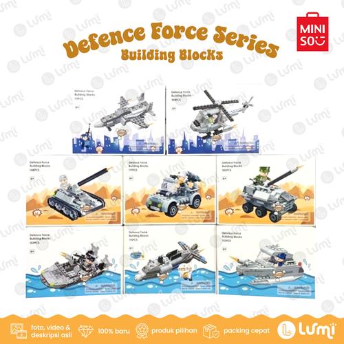 Promo MINISO Mainan Balok 3in1 3 in 1 Defence force Building Blocks ...