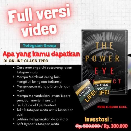 Jual The Power of Eye Contact by Erlang Prayudha - Jakarta Selatan ...